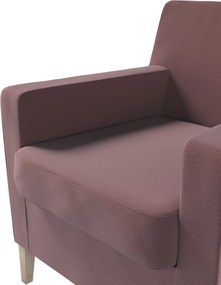 Potah na křeslo IKEA Karlstad barva fialová látka sametová