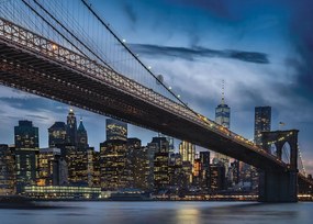 Fototapeta na míru Noční Brooklynský most | Vliesová fototapeta na zed' | DFTNXXL3024