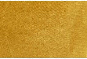 Pohovka rocco 187 cm samet žlutá MUZZA