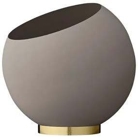 Květináč Globe Taupe 37 cm AYTM