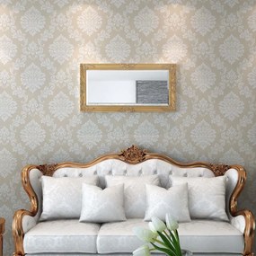Nástěnné zrcadlo barokní styl 100 x 50 cm zlaté 243680