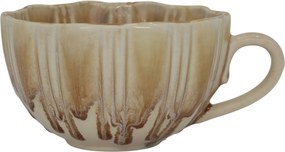 Porcelánový šálek se stékající glazurou New Bone China Latte – Ø 11*6,5 cm