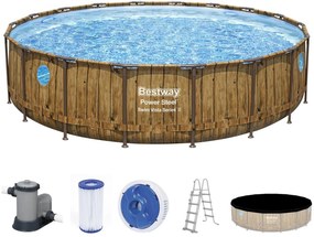 BESTWAY Power Steel Swim Vista Bazénový set 549 x 122 cm, kartušová filtrace 56977