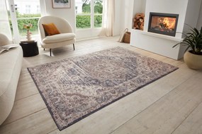 Hanse Home, Kusový koberec Terrain 105595 Sand Cream Blue, 80x120, béžová, ložnice