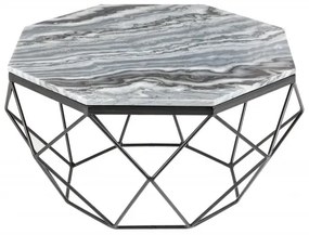 Konferenční stolek Diamond mramor šedá