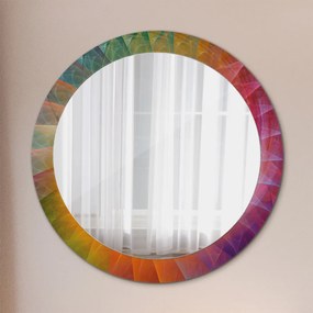 Kulaté dekorativní zrcadlo Hypnotická spirála fi 80 cm