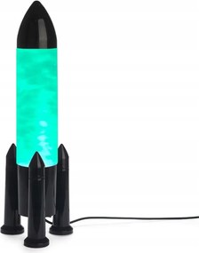 Lampa Láva Lampa Lava Raketa vír tornádo Rocket černá Led Usb 5V 1A velká