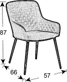 DOPPLER Zahradní hliníkové křeslo PARIS (šedé)