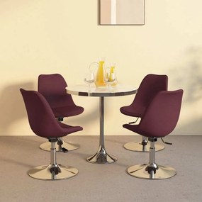 vidaXL Otočné jídelní židle 4 ks textil [338327] Barva: Modrá