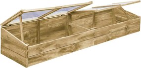 Pařeniště 2 ks impregnovaná borovice 200 x 50 x 35 cm 3055328