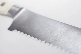 Wüsthof Classic Ikon Creme 23 cm / Nůž na chleba / vlnkované ostří / k