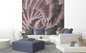 DIMEX | Vliesová fototapeta na zeď Abstrakt kaktus MS-3-0352 | 225 x 250 cm | fialová, černá