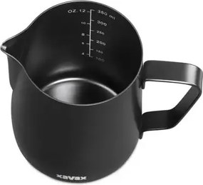 Xavax Barista konvička na mléko 350 ml černá / nerez