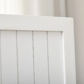 HOMCOM Dřevěné Předěly do Interiéru Skládací 4 Panely Dřevo 160 x 170 cm Bílá | Aosom