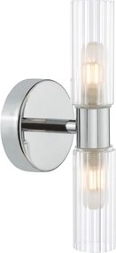 Där Lighting BOL0950 - Koupelnová nástěnná lampa BOLTON 2xG9/5W/230V IP44 chrom
