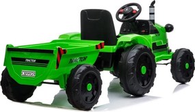 LEAN CARS Bateriový traktor s přívěsem CH9959 zelený