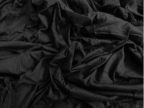 Jersey prostěradlo EXCLUSIVE černé 160 x 200 cm