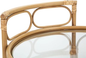 Designový servírovací vozík Gennipha 51 cm hnědý
