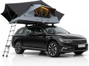 Juskys Autostan Lago pro 2–3 osoby Barva: černá / šedá, Velikost: 140 × 240 cm