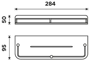 Nimco Police do koupelny, do sprchy -