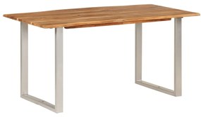 Jídelní stůl 154x80x76 cm masivní akáciové dřevo - Default Title