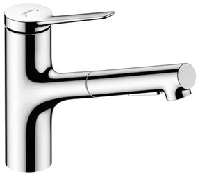 Hansgrohe Zesis dřezová baterie s vytahovací sprškou, 2 proudy chrom 74803000