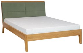 Drewmax LK166 120x200 cm dřevěná postel masiv buk dvojlůžko