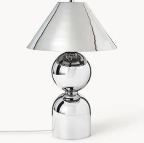 Velká stolní lampa se zrcadlovým sklem a nastavitelným stínidlem Danielle