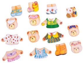 Bigjigs Toys Oblékací puzzle Medvědí rodinka
