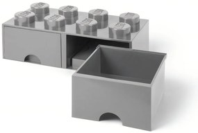 Lego® Šedý úložný box LEGO® Storage 25 x 50 cm