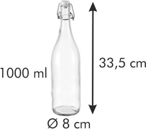 TESCOMA Láhev s klipem DELLA CASA 1000 ml