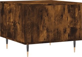 vidaXL Konferenční stolek 50 x 50 x 40 cm kompozitní dřevo [829358] Barva: bílá s vysokým leskem