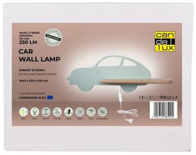 Dětské svítidlo v mentolové barvě Car – Candellux Lighting