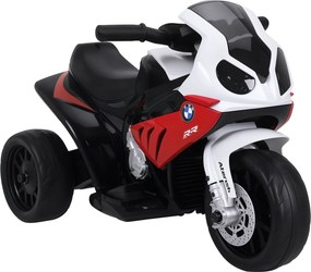 HOMCOM Elektrická Motorka pro Děti BMW S1000RR s Hudbou a Světly, Dětská Elektrická Motorka pro Děti ve Věku 18-36 Měsíců, Červená | Aosom