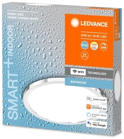 Ledvance - LED Stmívatelné koupelnové svítidlo SMART+ DISC LED/18W/230V Wi-Fi IP44