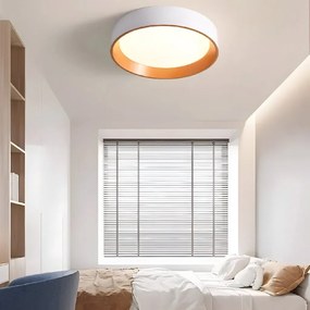 Toolight Rea, Stropní svítidlo G115-C 40CM WOOD, OSW-06381