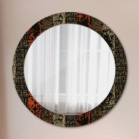 Kulaté dekorativní zrcadlo Grunge abstract vzorec fi 70 cm