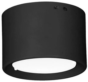 Luminex LED Stropní svítidlo LED/6W/230V černá pr. 8 cm LU0898