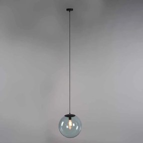 Art Deco závěsná lampa šedá 35 cm - Pallon