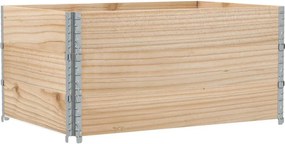Zahradní truhlík 120 x 80 cm masivní borové dřevo 3295423