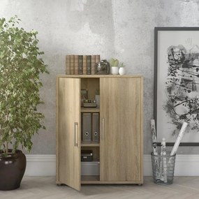 Skříň Modulo 89 x 40 x 113 cm, dveře dřevo, dub sonoma