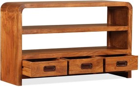 TV skříňka masivní akáciové dřevo 90 x 30 x 55 cm 244681