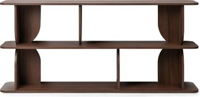 Regál Loocky 74 cm ořech Warmia