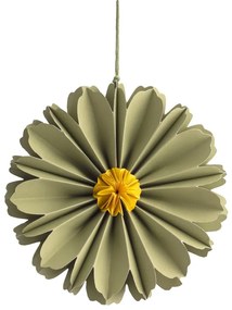 Papírová dekorace Blomsterhult Green 15 cm Storefactory Scandinavia
