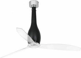 FARO 32003 ETERFAN, černá/transparentní, stropní ventilátor s DC motorem - FARO