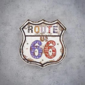 Světelný LED nápis Route 66