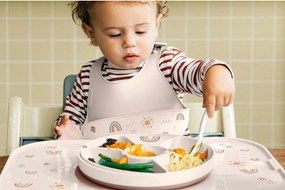 Plastová dětská jídelní sada 3 ks Sunshine &amp; Rainbow – Mepal