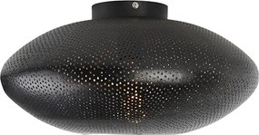 Orientální stropní svítidlo černé a zlaté 40 cm - Radiance