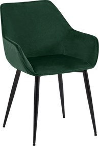 Jídelní židle Luena samet – zelená
