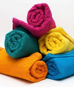 Bavlněný ručník Bolero 50x90 cm azurový